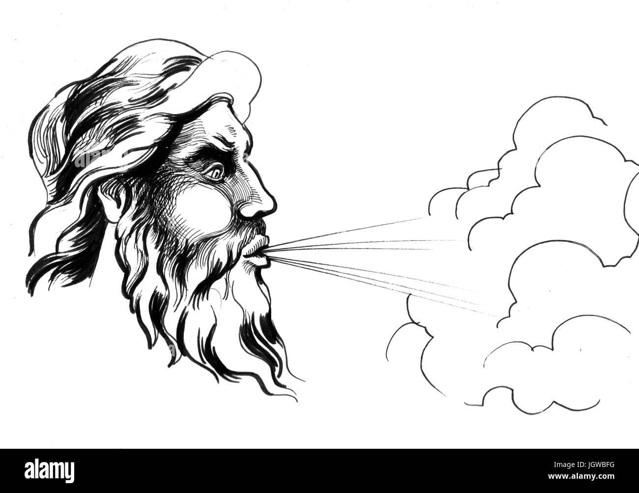 god of wind Stock Photo - Alamy