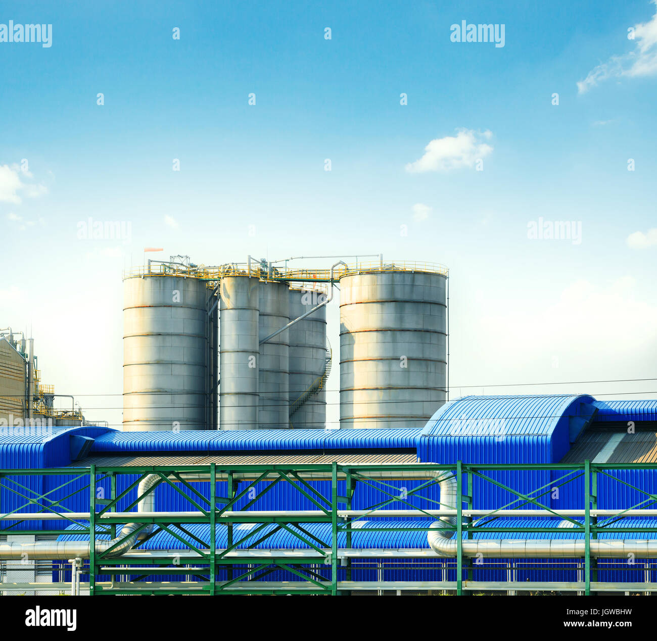 industry tank storage in heavy industrial estate plant Stock Photo - Alamy