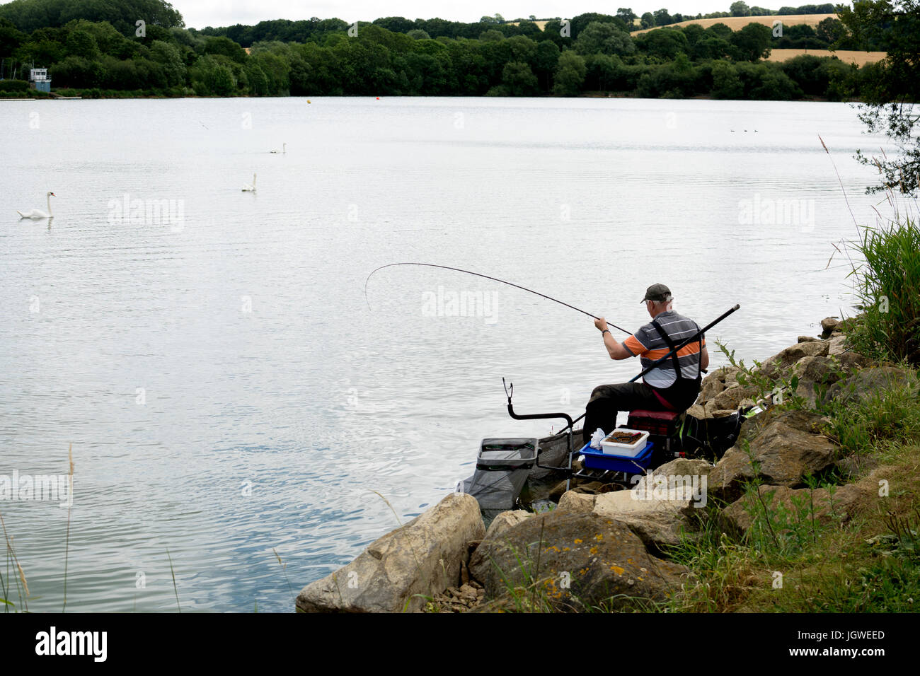 Boddington Reservoir, Northamptonshire, England, UK Stock Photo - Alamy