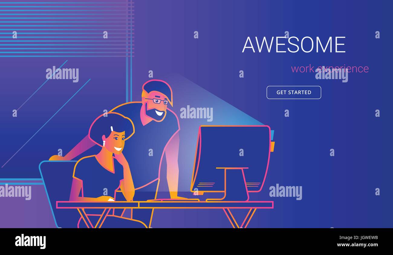 Workdesk Stock Vector Images - Alamy