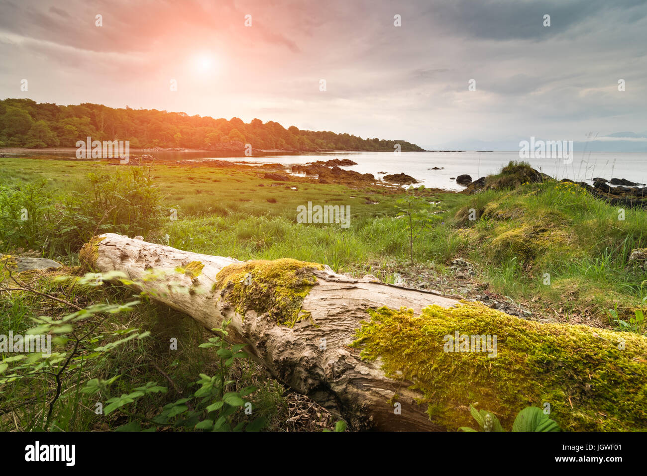 Rocky sea coast near Armadale, Isle of Skye. Scotland Stock Photo - Alamy
