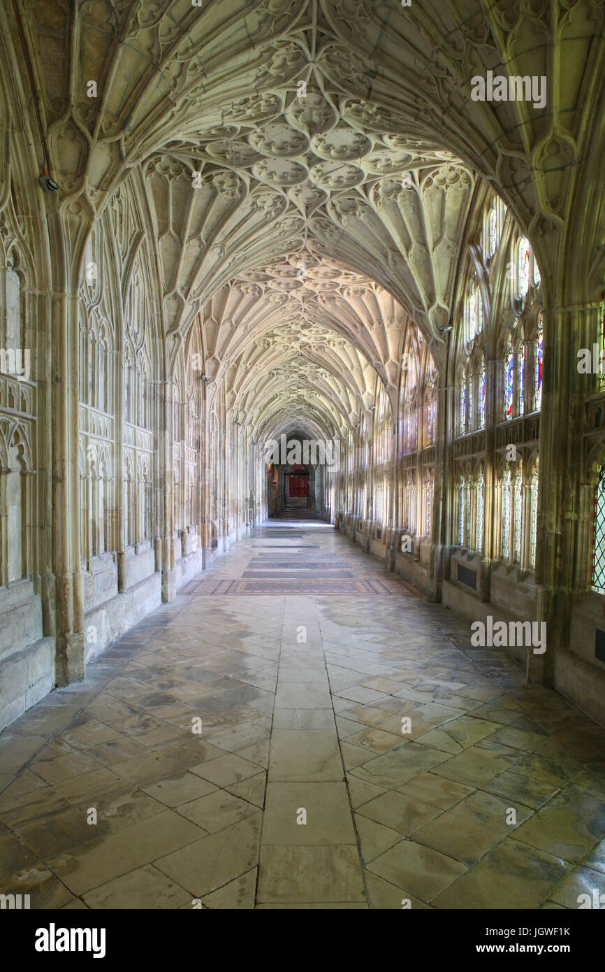 Gloucester Cathedral (St Peter's Abbey, Gloucester), Gloucestershire ...