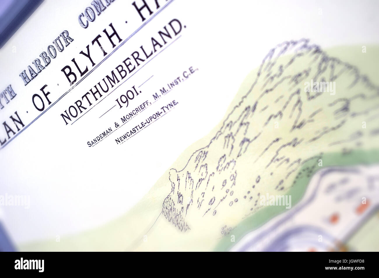 Blyth map hi-res stock photography and images - Alamy
