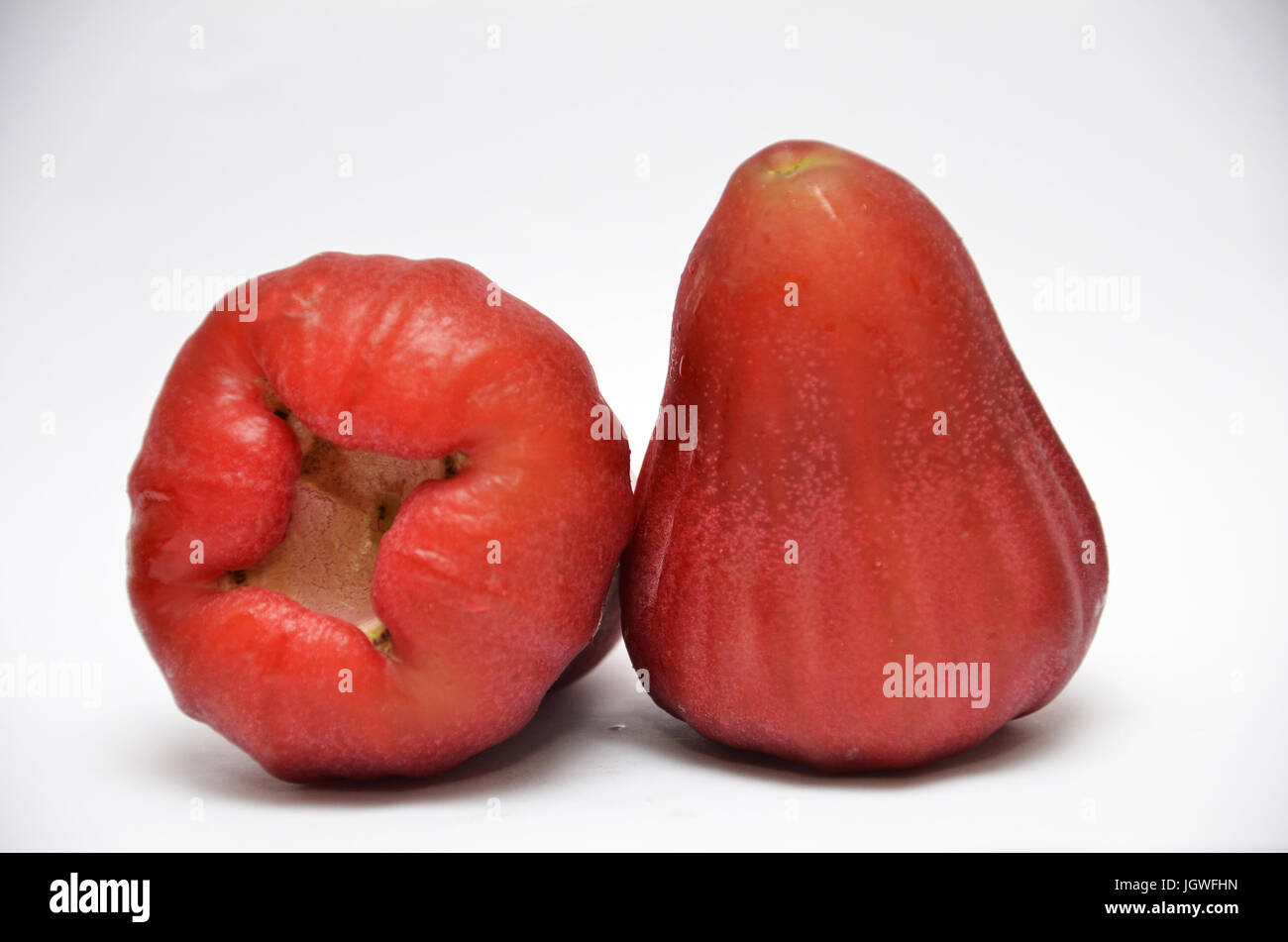Asian Fruit Rose apples isolated on white background Stock Photo - Alamy