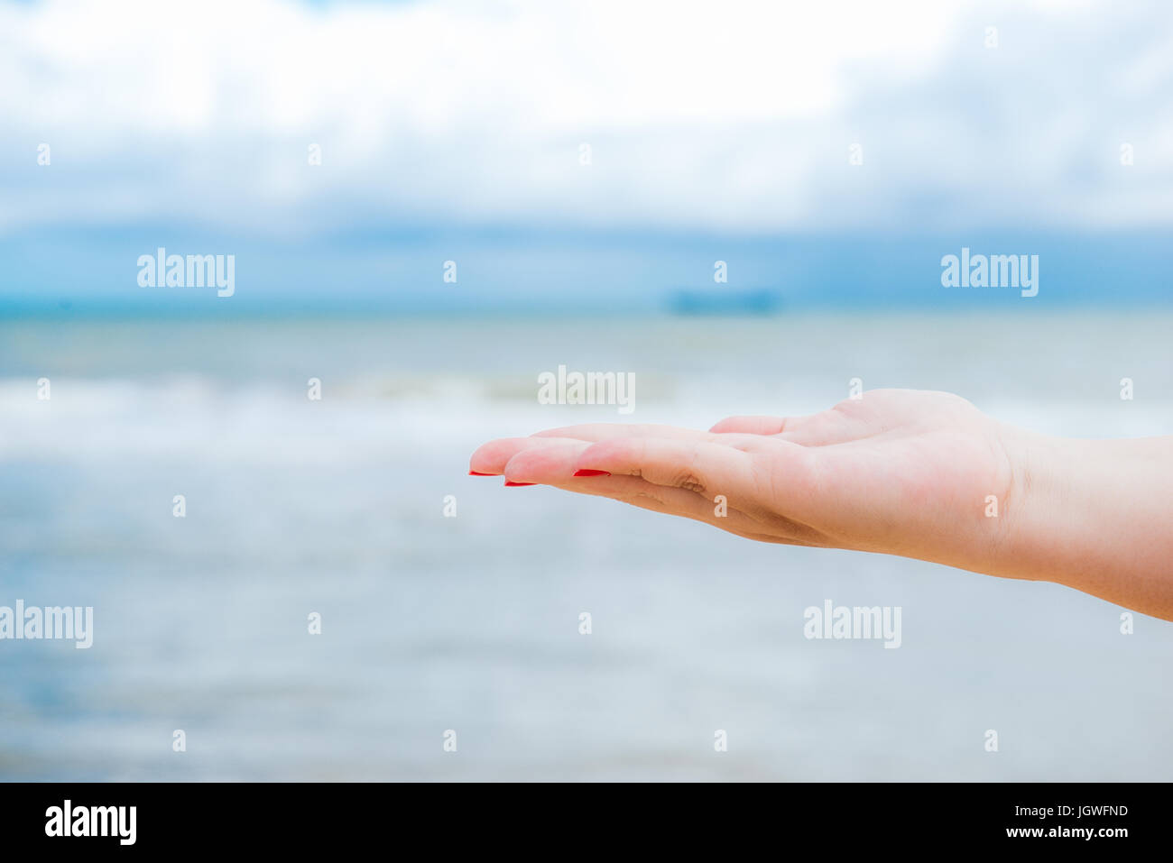 Open hand palm hi-res stock photography and images - Alamy