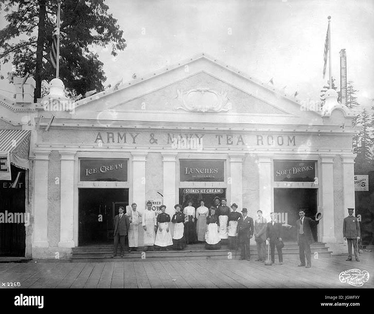 Alaska-Yukon-Pacific Exposition in Seattle, 1909 - Army and Navy Tea ...