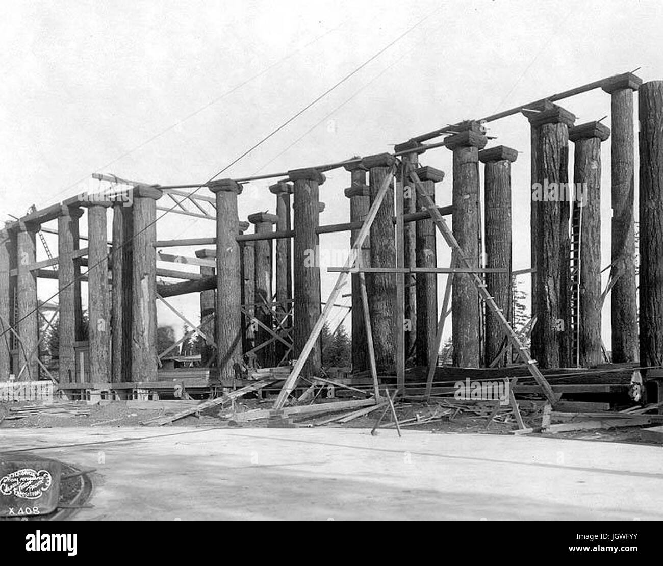 Alaska-Yukon-Pacific Exposition in Seattle, 1909 - Forestry Building ...
