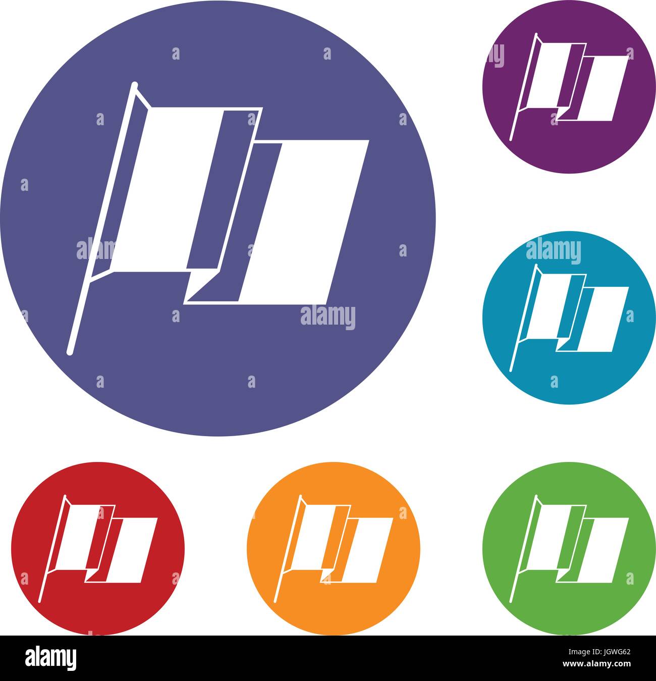 France flag icons set Stock Vector Image & Art - Alamy