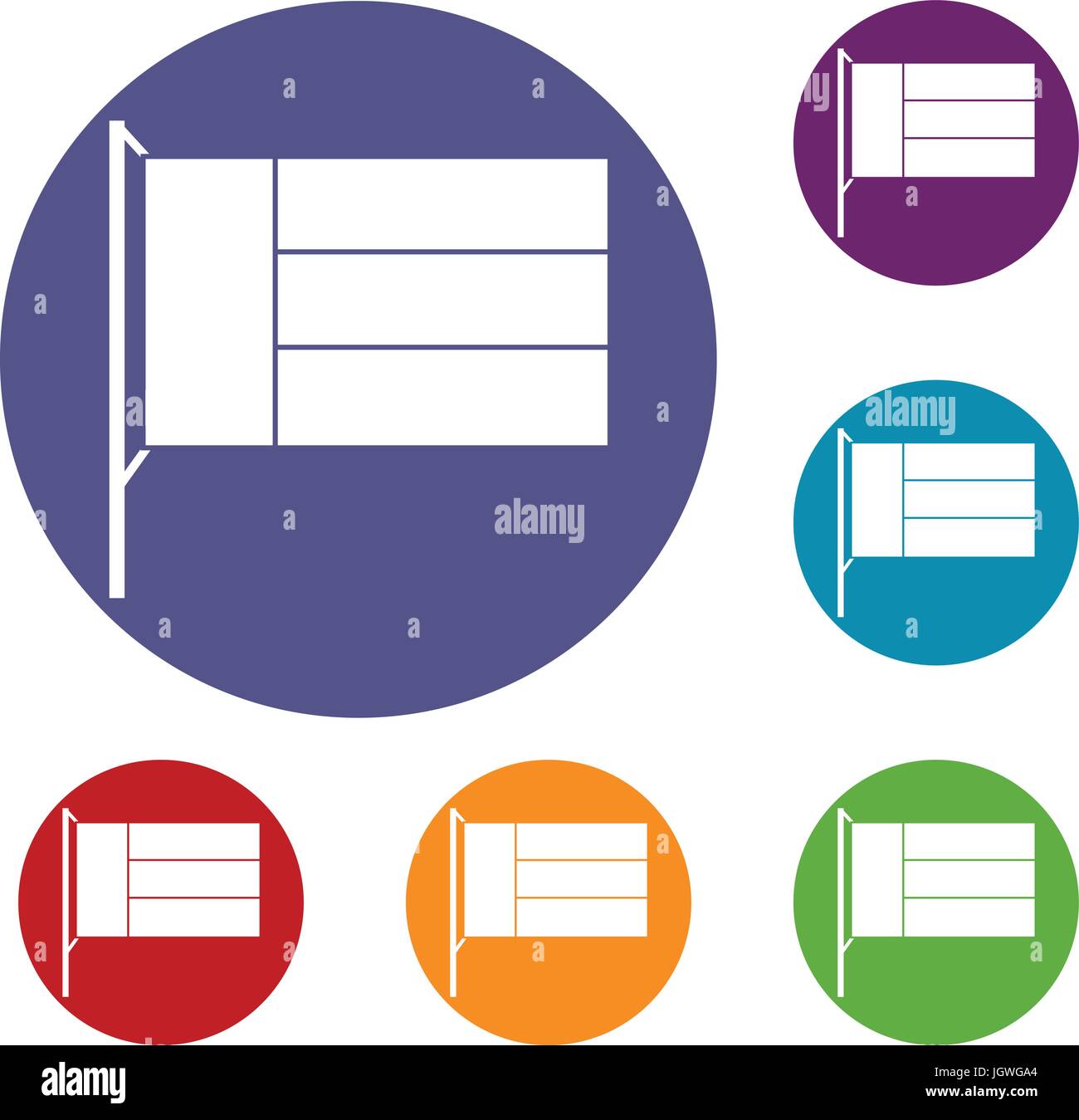 Flag icons set Stock Vector Image & Art - Alamy