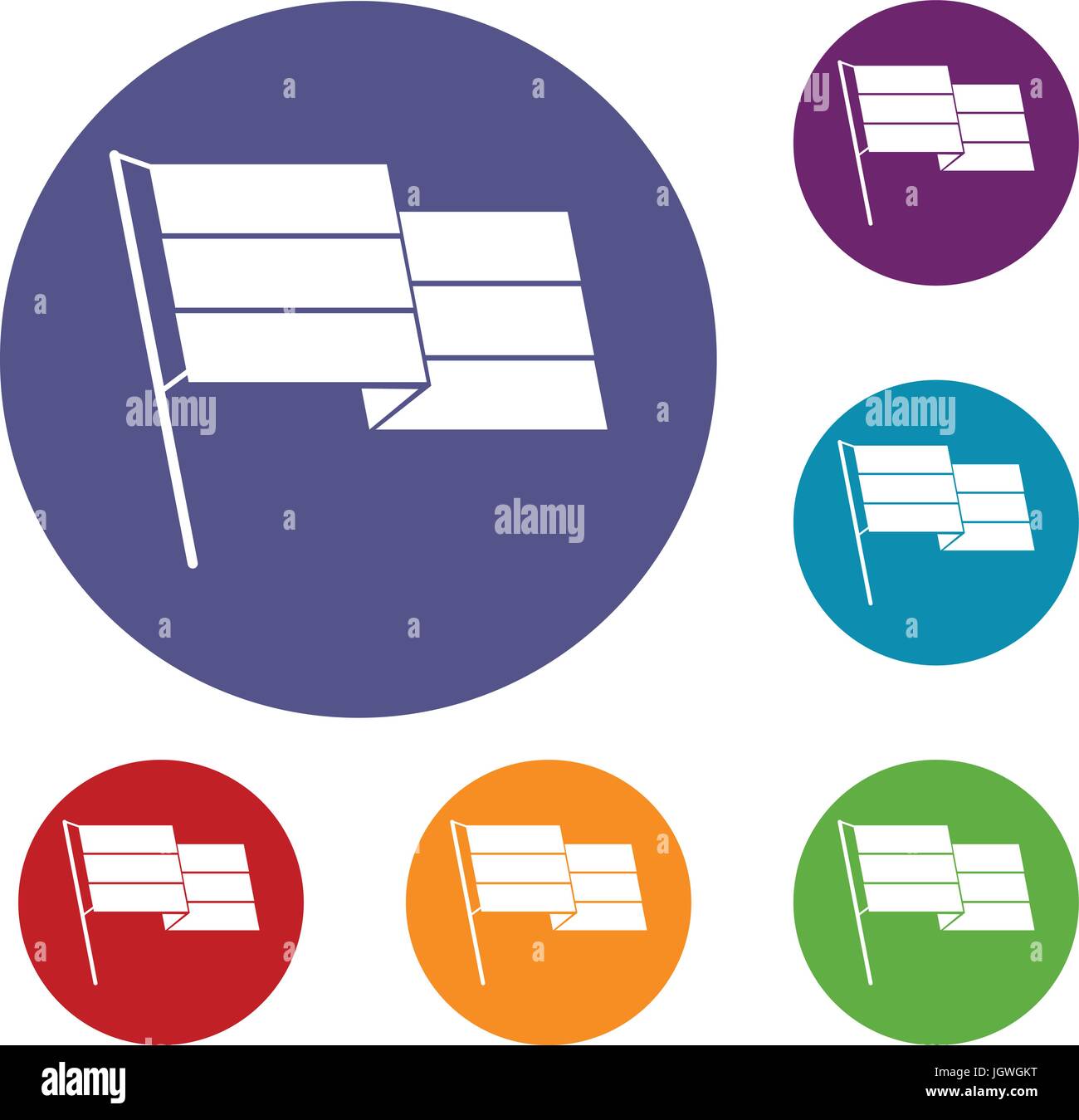 Flag icons set Stock Vector Image & Art - Alamy