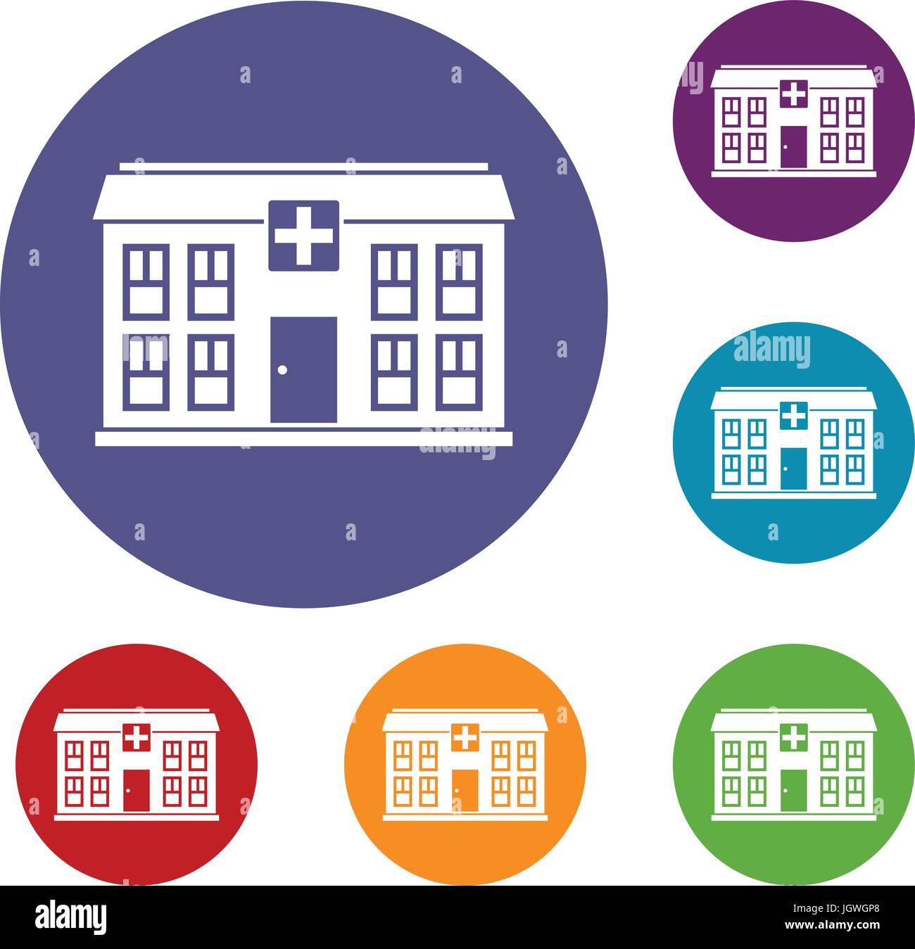 Hospital icons set Stock Vector Image & Art - Alamy