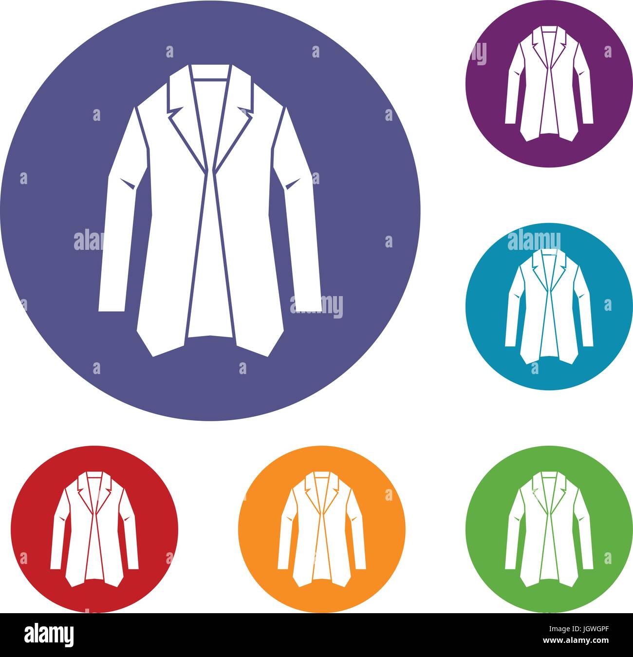 Green leather jacket Stock Vector Images - Alamy