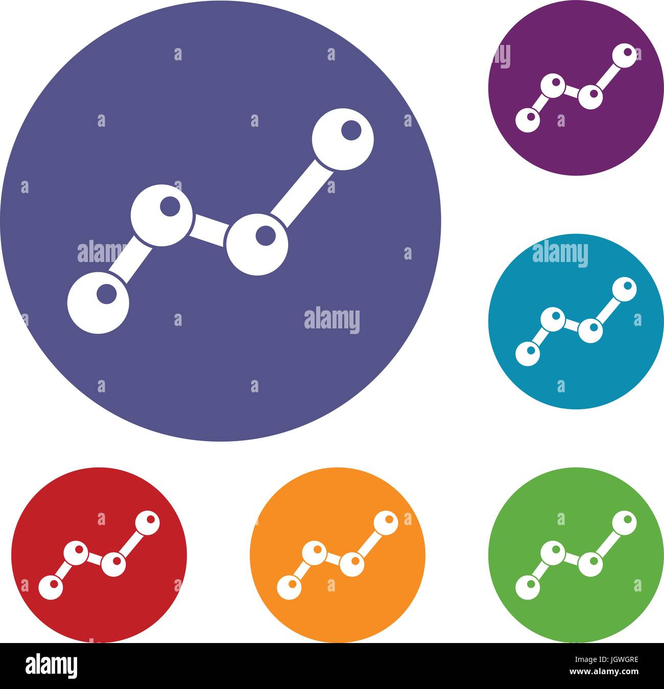 Red line chart infograph hi-res stock photography and images - Alamy