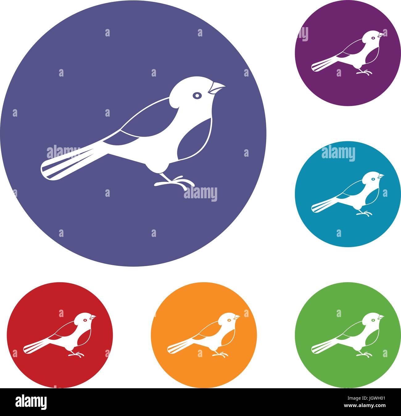 Bird icons set Stock Vector Image & Art - Alamy