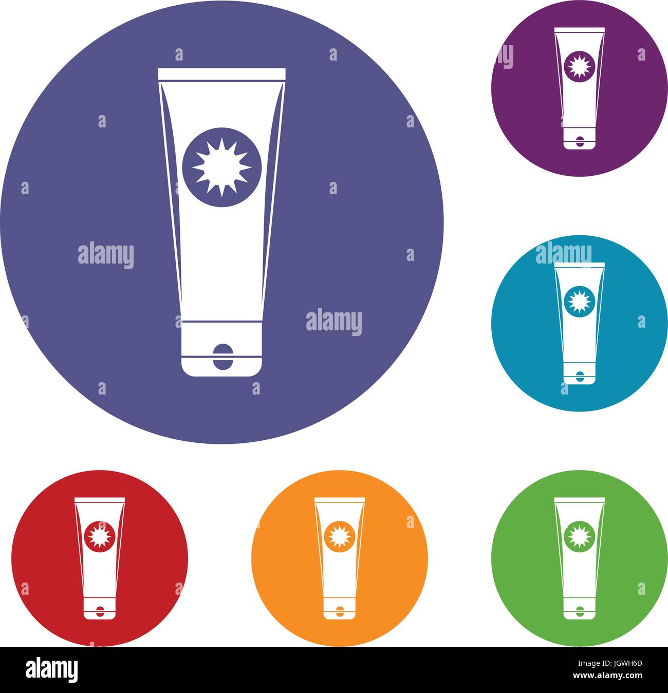 Sunscreen icons set Stock Vector Image & Art - Alamy