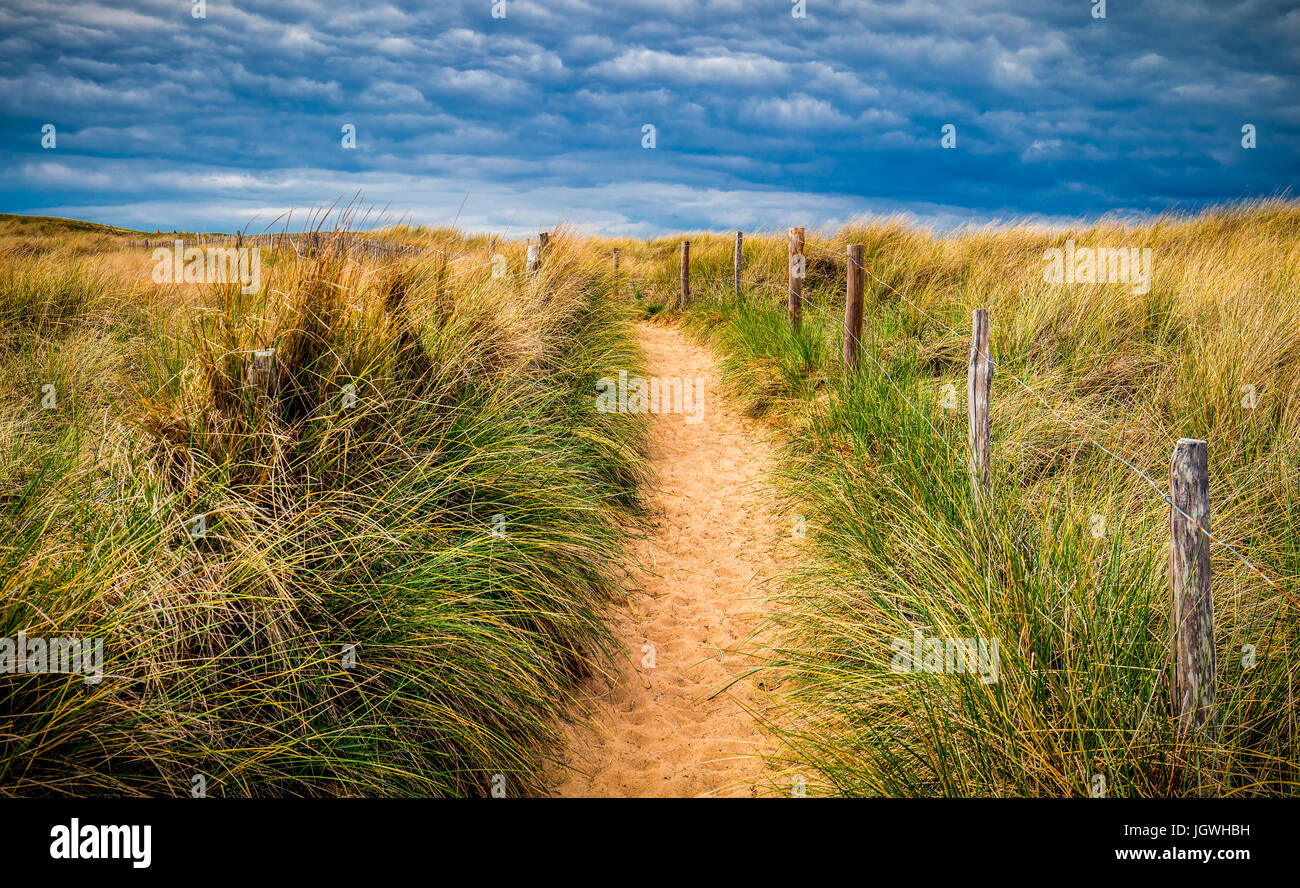 Wide sandy footpath hi-res stock photography and images - Alamy