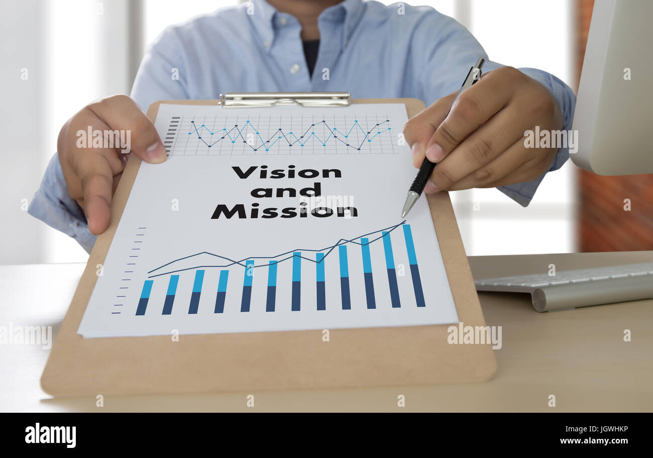 Vision and Mission Team work Business Corporate Vision Stock Photo - Alamy