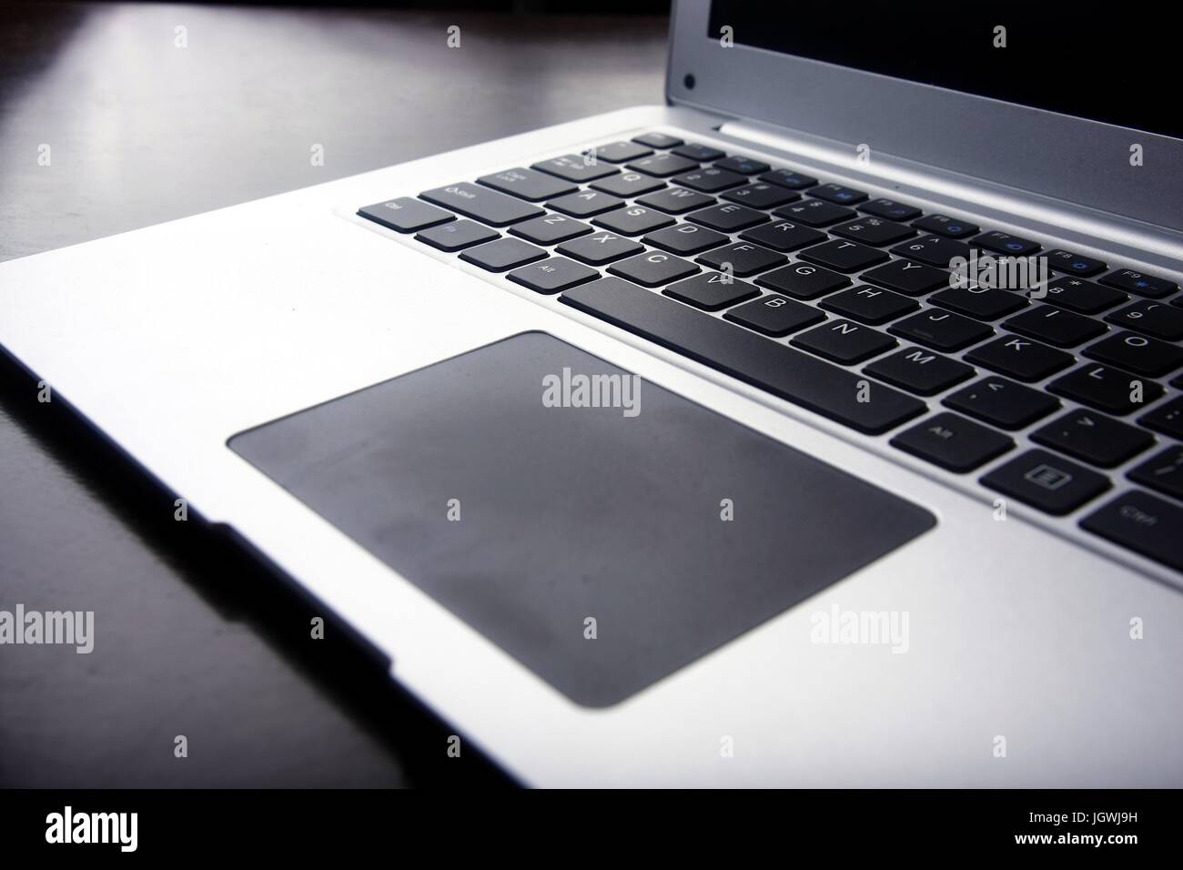 Photo of a keyboard of a laptop computer Stock Photo - Alamy