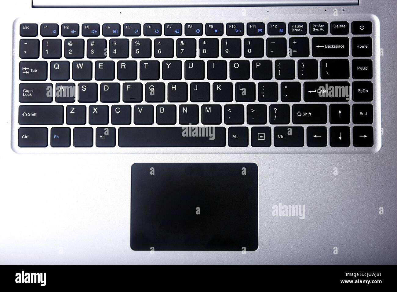Photo of a keyboard of a laptop computer Stock Photo - Alamy