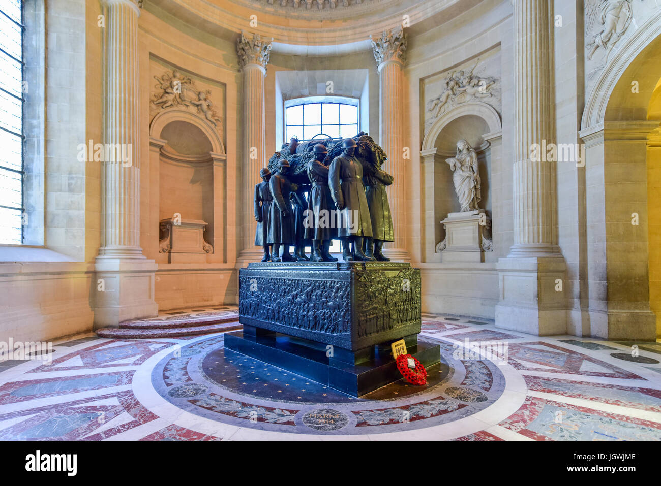 Paris, France - May 16, 2017: Marshall Foch monument in the Musee de l ...
