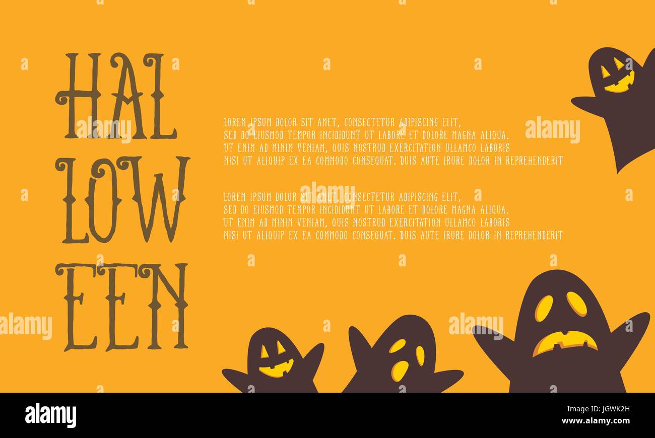 Greeting card for Halloween style Stock Vector Image & Art - Alamy
