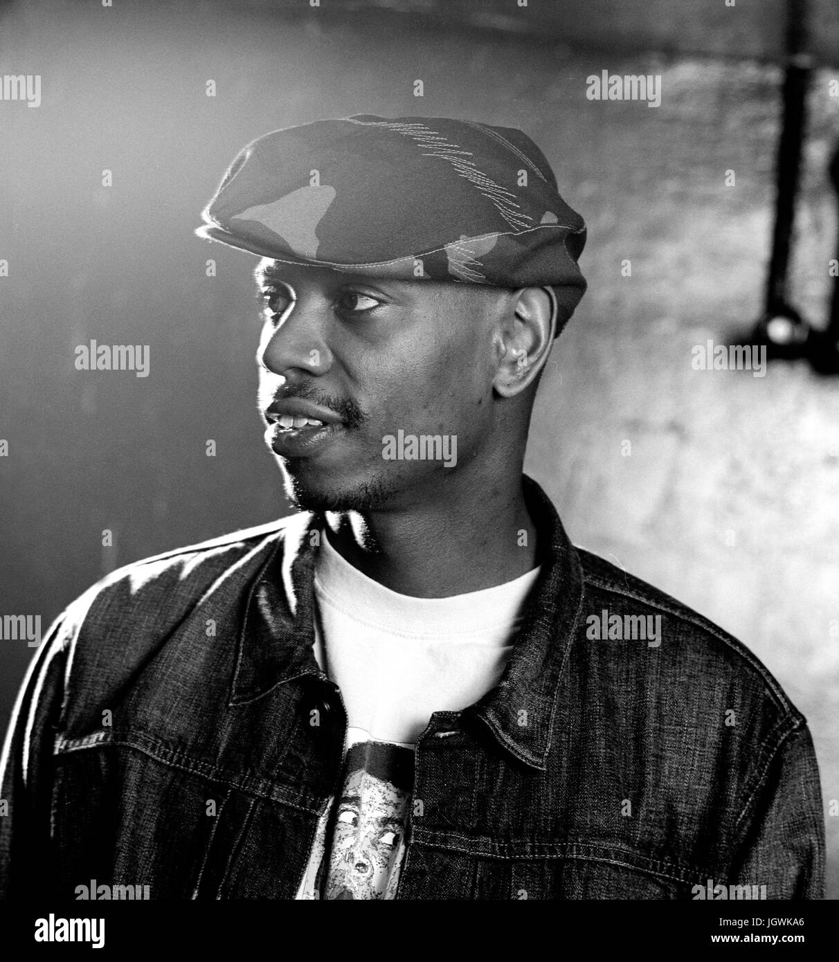 Portrait of the comedian Dave Chapelle, photographed in San Fransisco ...