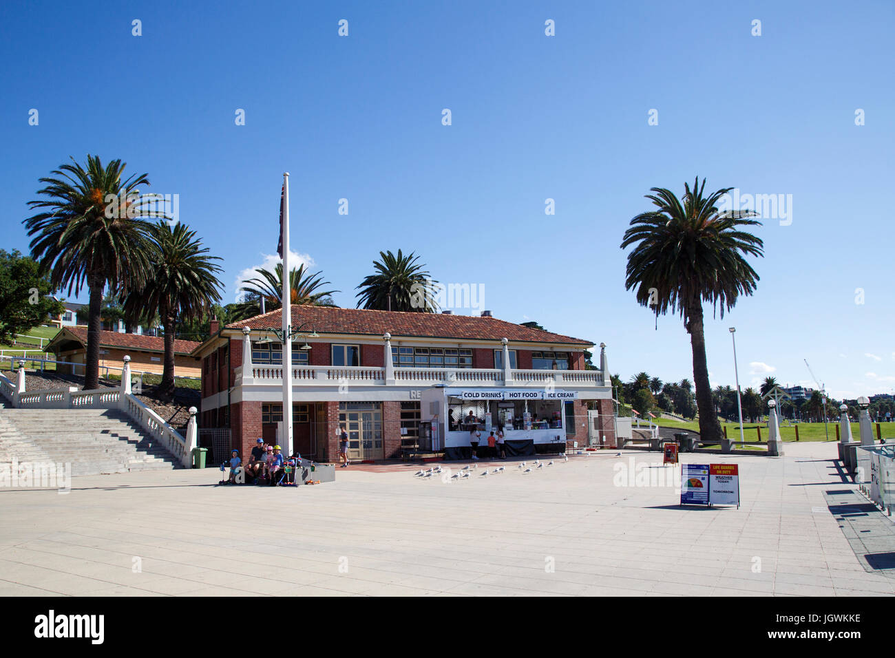 Eastern Beach Swimming Enclosure Stock Photo - Alamy