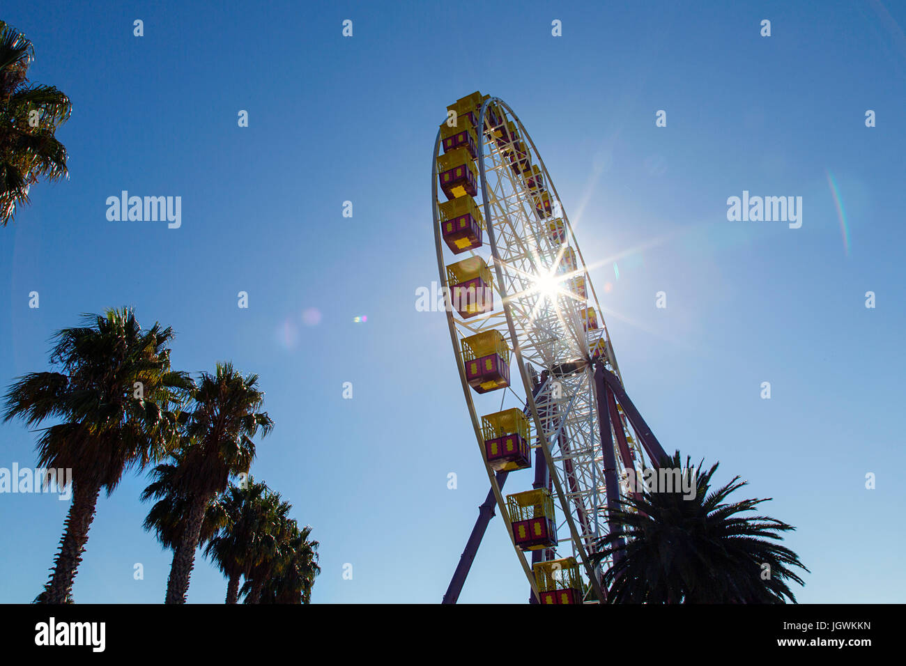 Ferris Wheel at Geelong, Victoria Stock Photo - Alamy