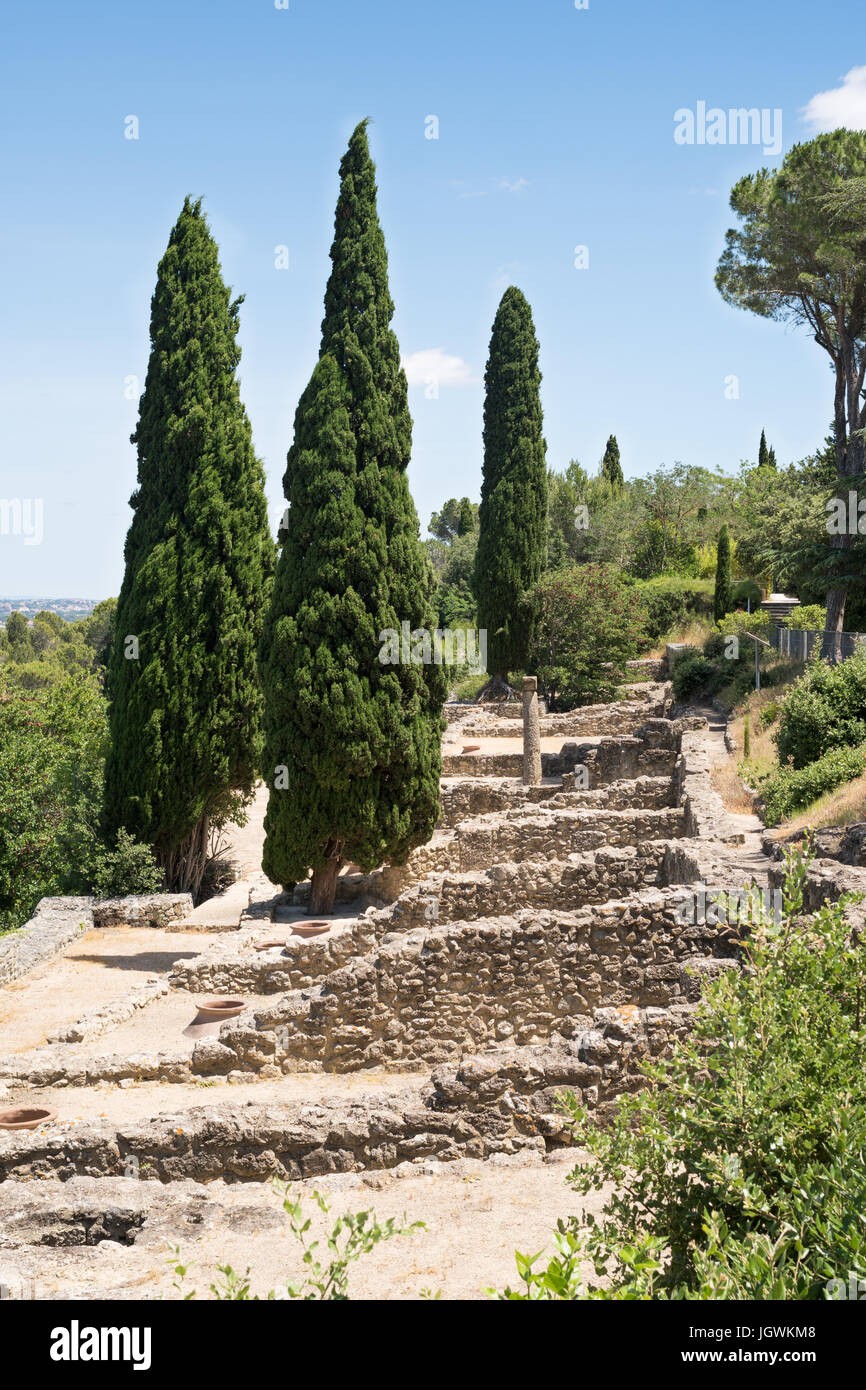 The Oppidum d'Ensérune, an ancient hilt top settlement, Hérault ...