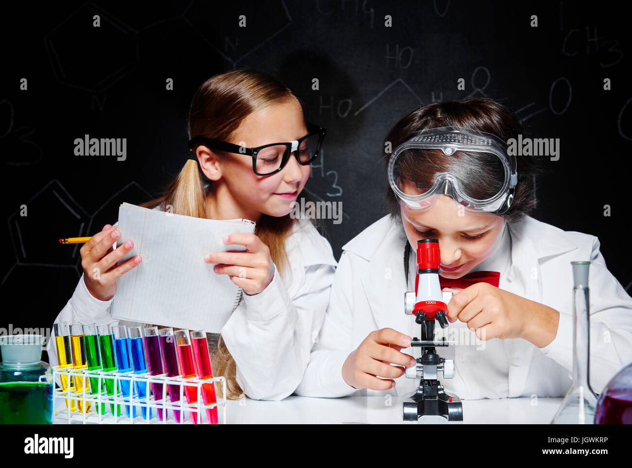 Chemistry laboratory notebook hi-res stock photography and images - Alamy