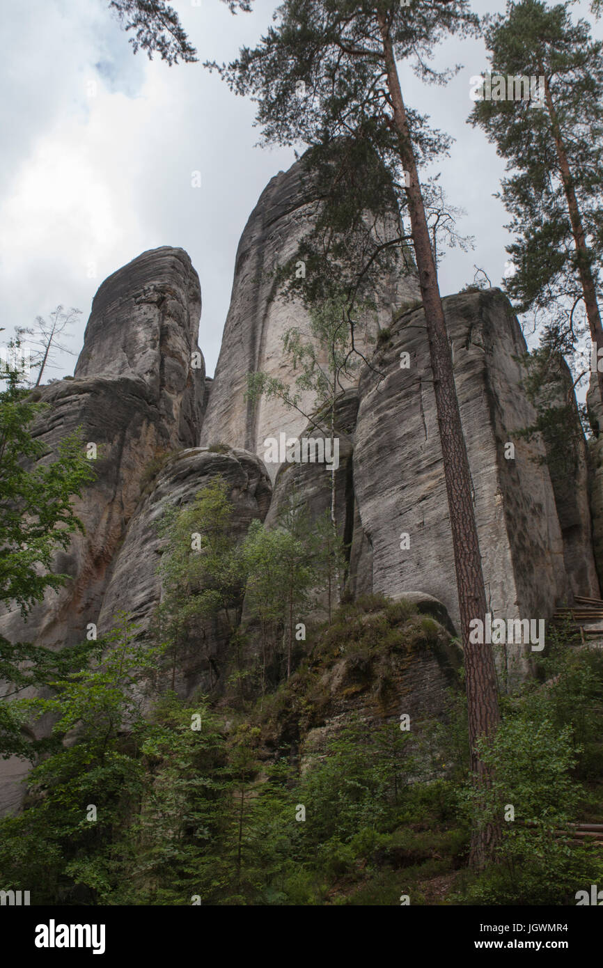 Adršpach-Teplice Rocks, Adršpach, Czechia Stock Photo - Alamy
