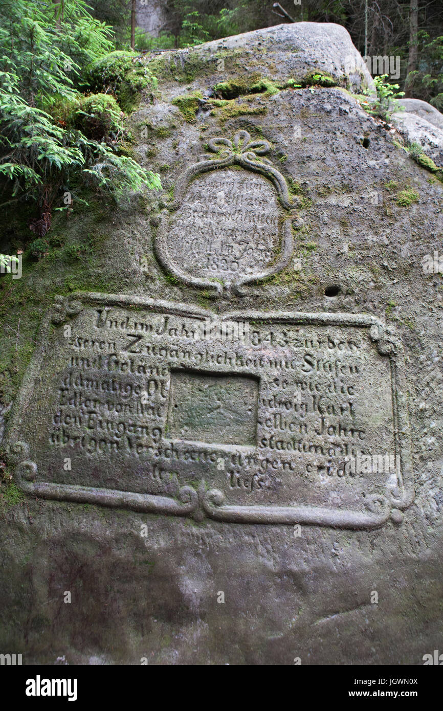 Adršpach-Teplice Rocks, Adršpach, Czechia Stock Photo - Alamy
