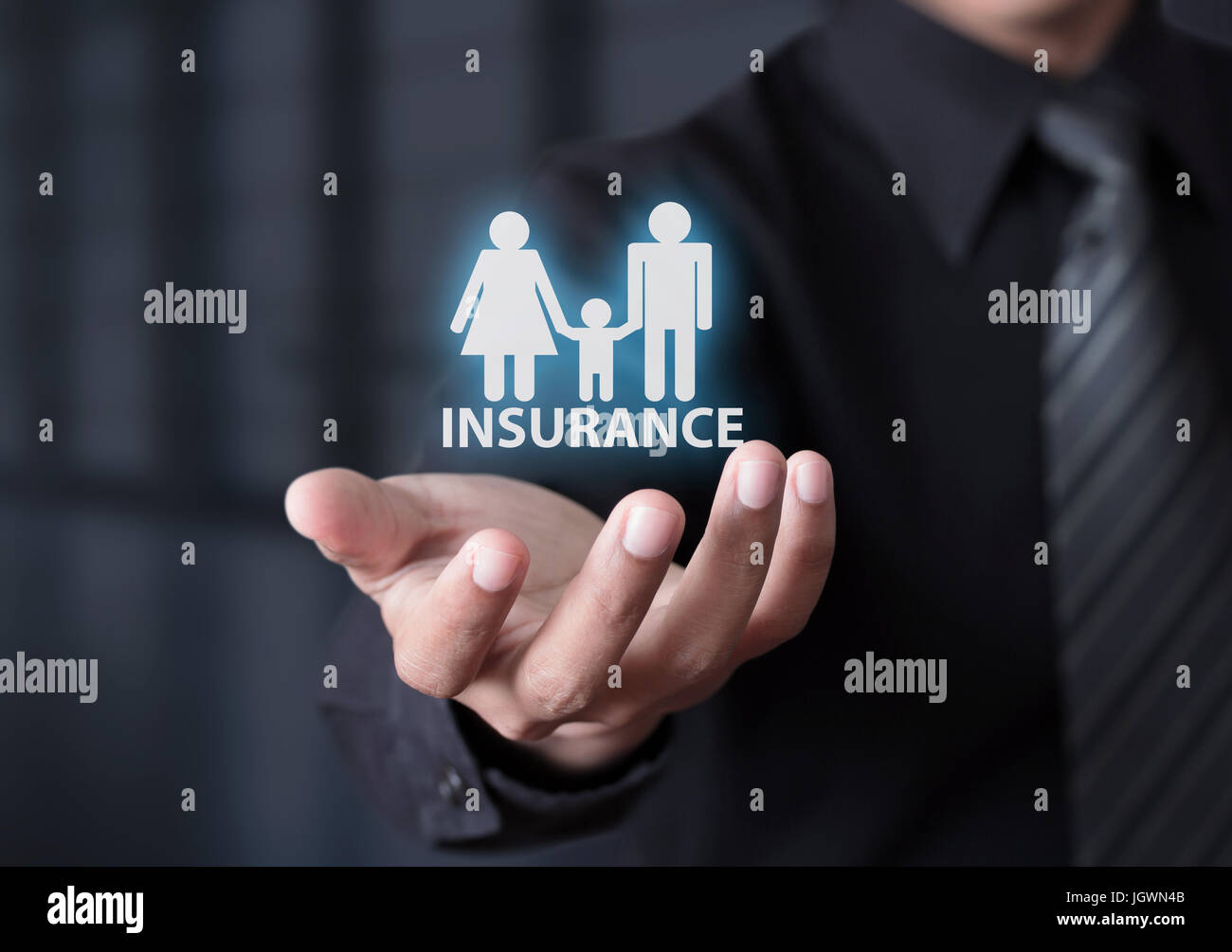 Insurance concept family life hi-res stock photography and images - Alamy