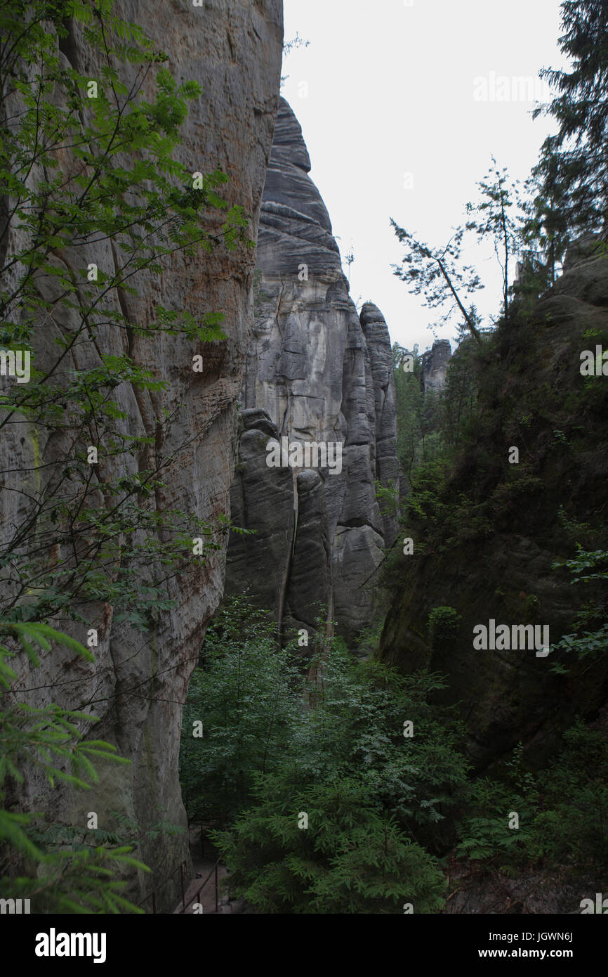 Adršpach-Teplice Rocks, Adršpach, Czechia Stock Photo - Alamy
