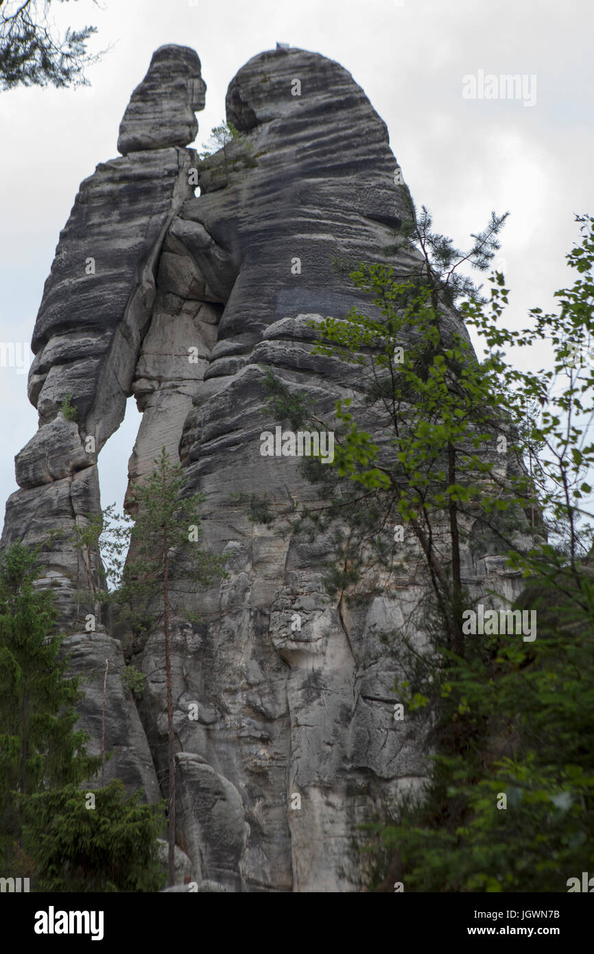 Adršpach-Teplice Rocks, Adršpach, Czechia Stock Photo - Alamy