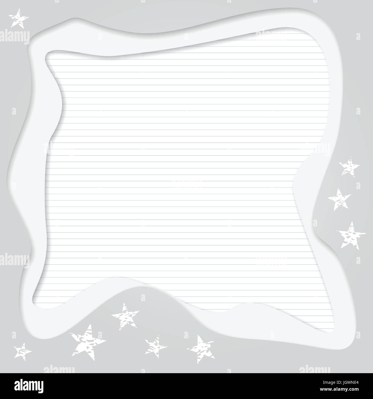 3D cutout, carving paper background, white ruled, striped cpoybook ...