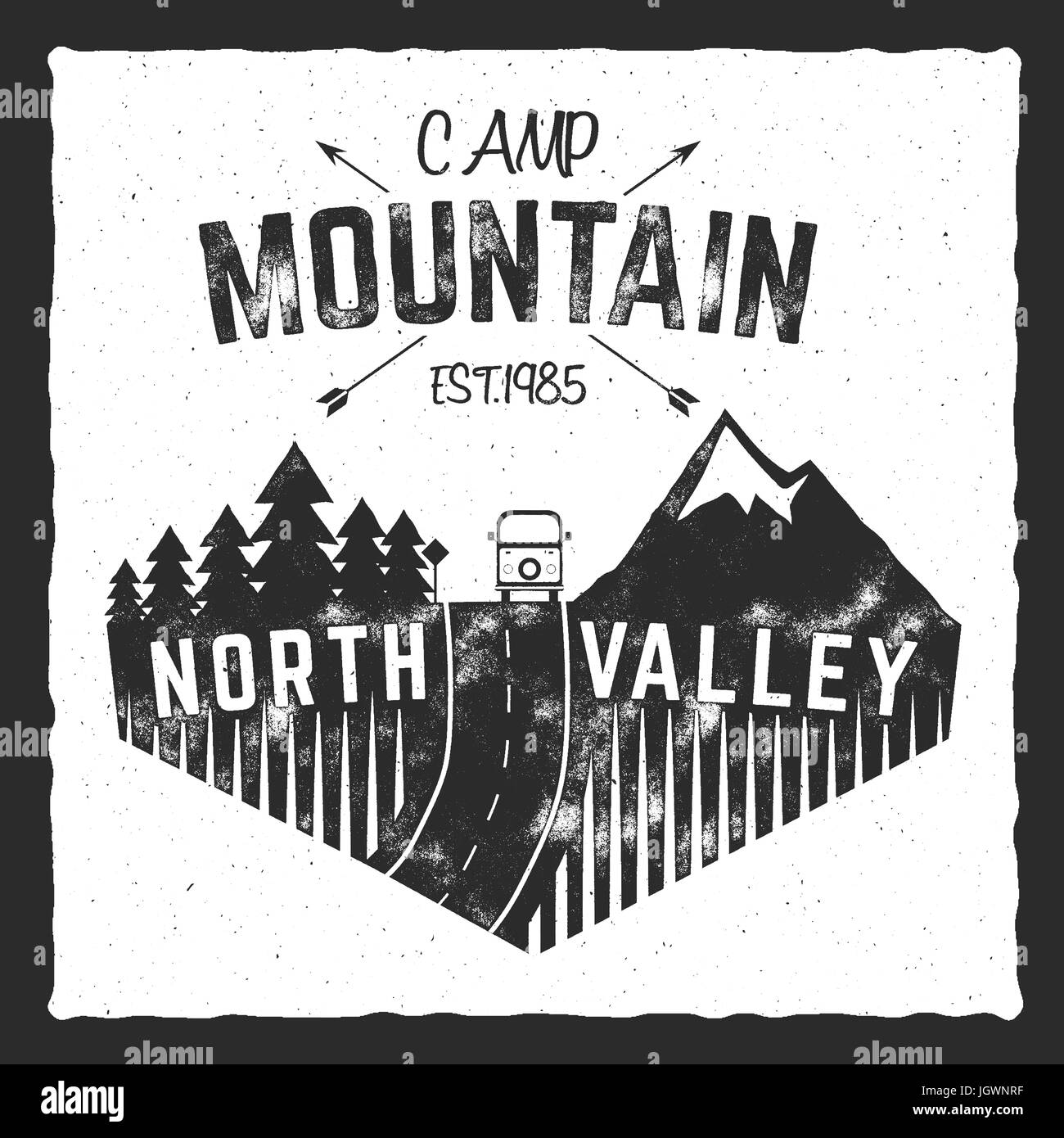 Mountain climbing poster Black and White Stock Photos & Images - Alamy