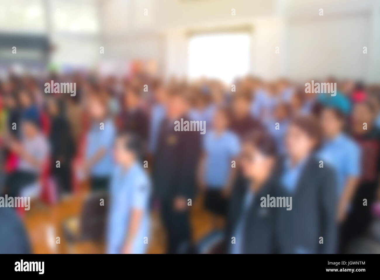 Blur of business Conference and Presentation in the conference hall ...
