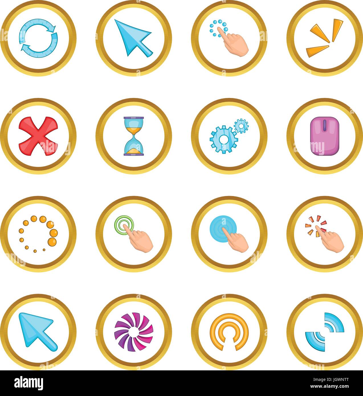 Click cursors icons circle Stock Vector Image & Art - Alamy Click cursors icons circle Stock Vector Image & Art - Alamy