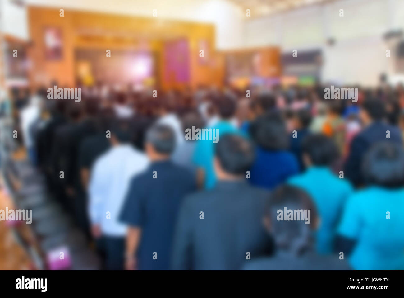 Blur of business Conference and Presentation in the conference hall ...
