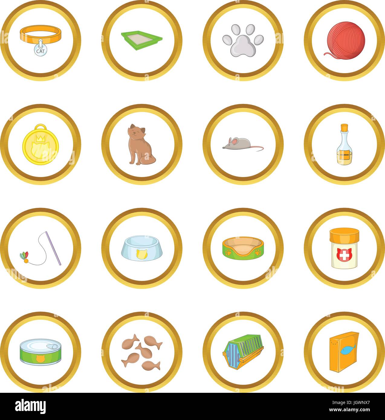 Cats toilet Stock Vector Images - Alamy