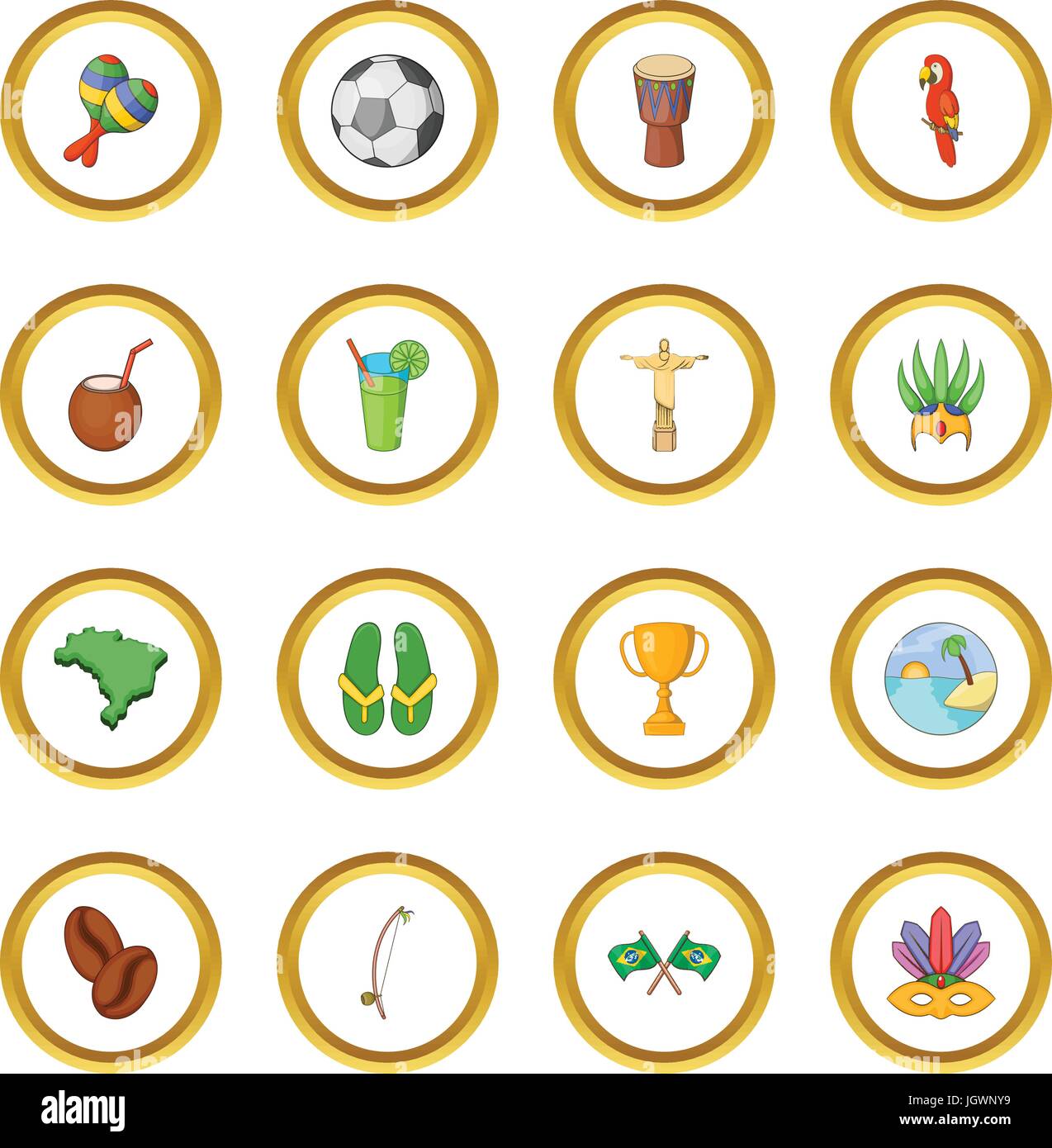 Indigenous brazilian symbol hi-res stock photography and images - Alamy