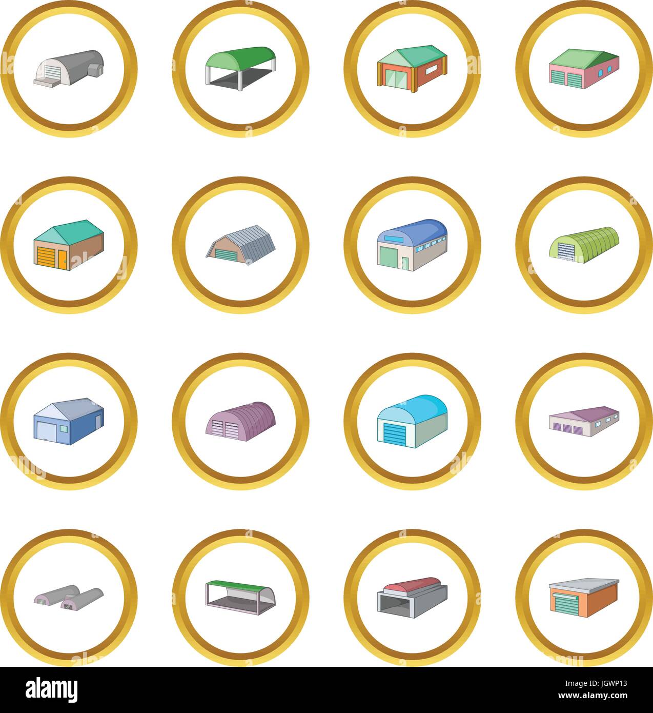 Modern shed circle hi-res stock photography and images - Alamy