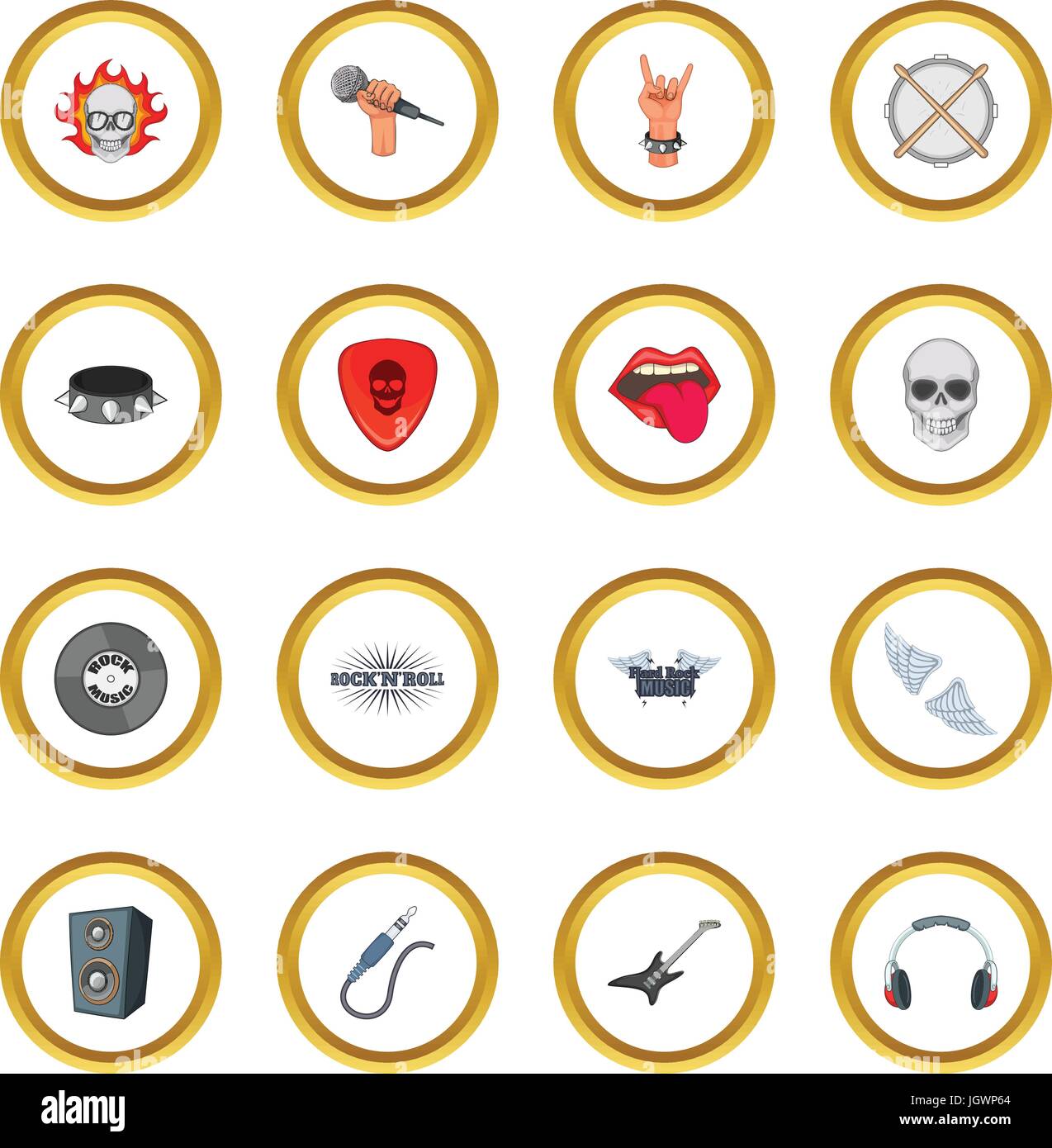 Rock monitor Stock Vector Images - Alamy