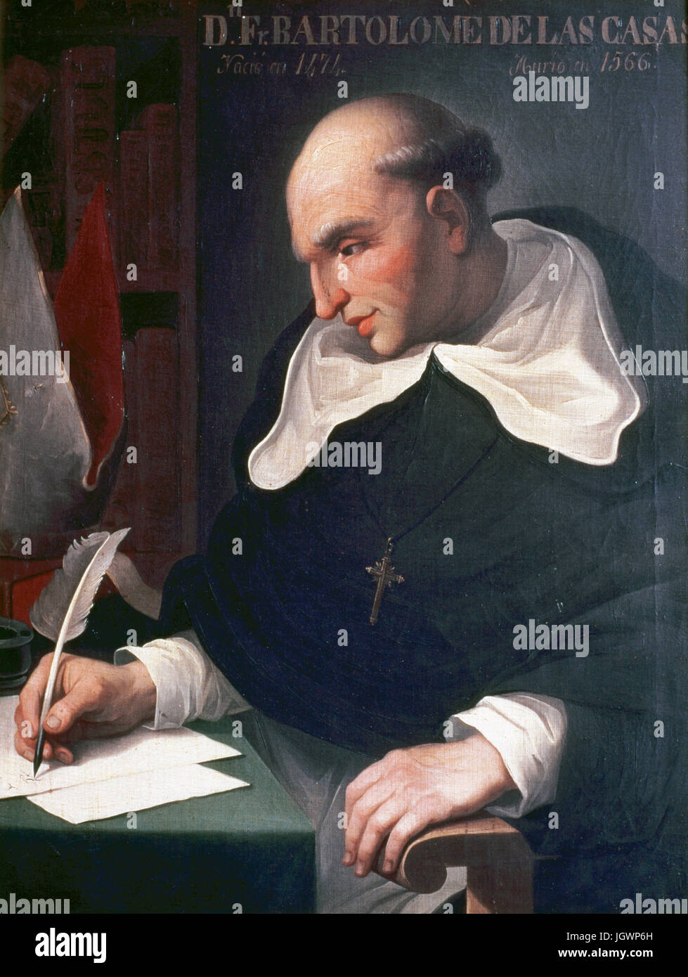Friar Bartolome de las Casas (1474-1566). Spanish historian, social ...