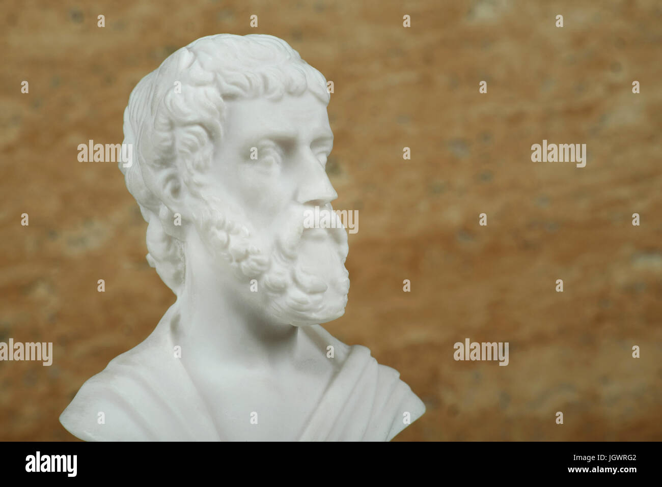Statue of Sophocles,ancient greek poet Stock Photo - Alamy