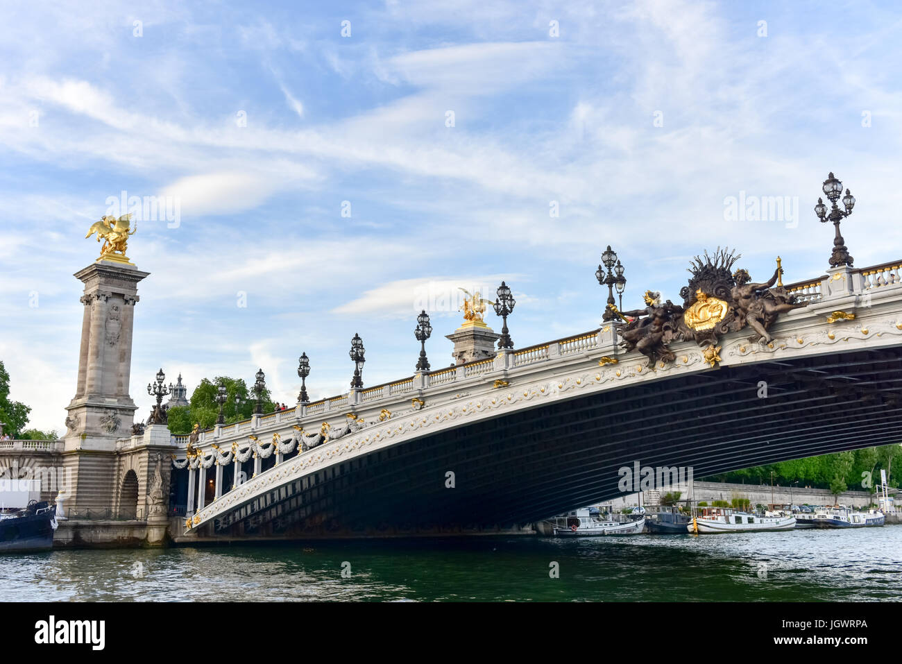 Alexandre III Bridge located in Paris, France. The Pont Alexandre III ...