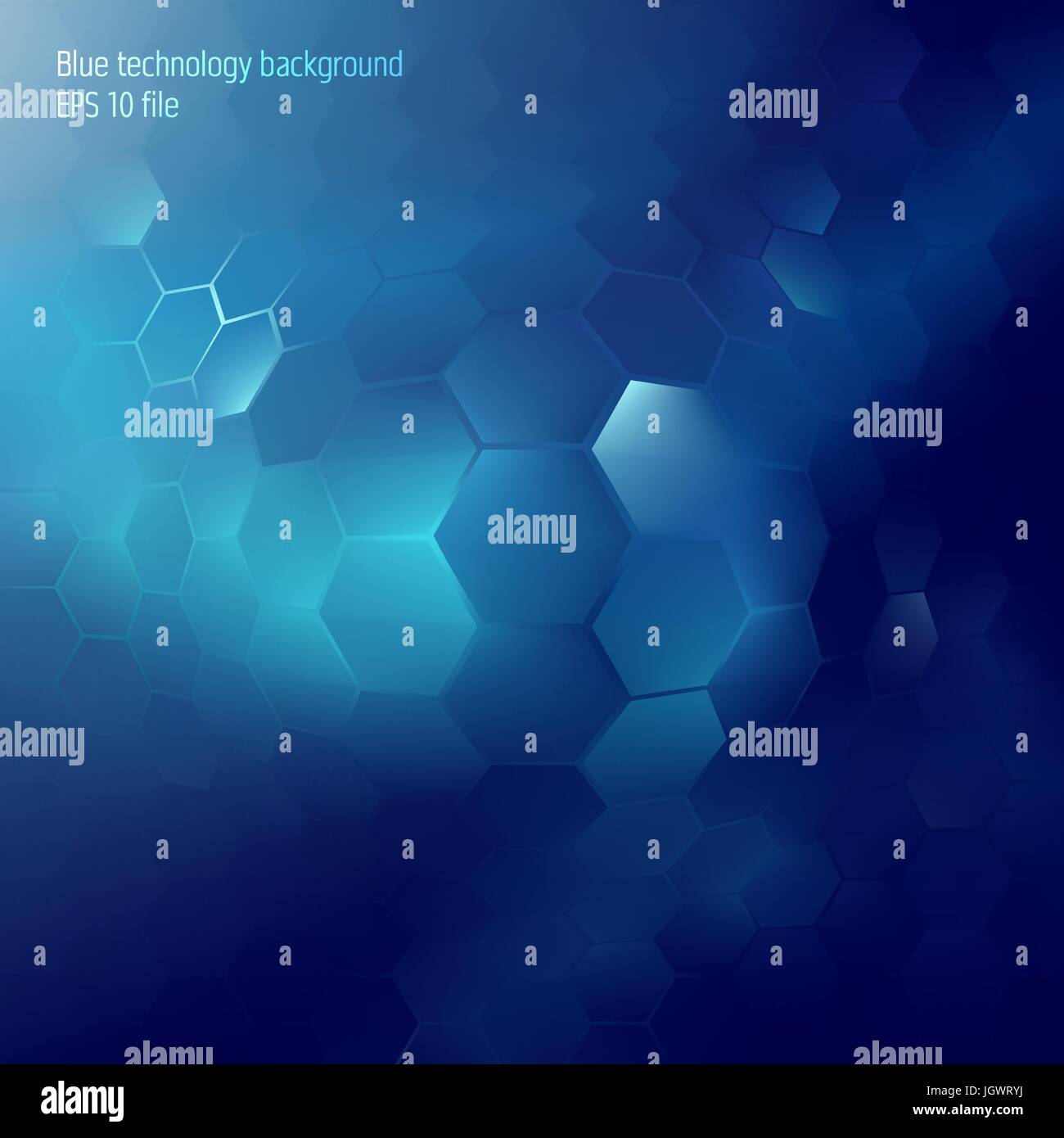 Vector abstract hexagon geometrical background. Technology pattern with ...