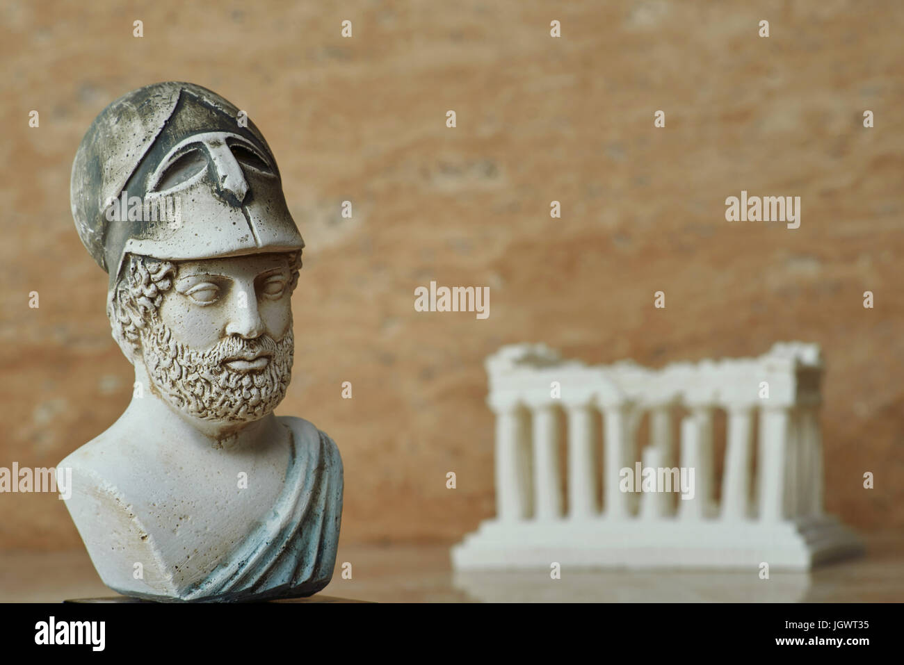 Statue of ancient Athens statesman Pericles Stock Photo - Alamy