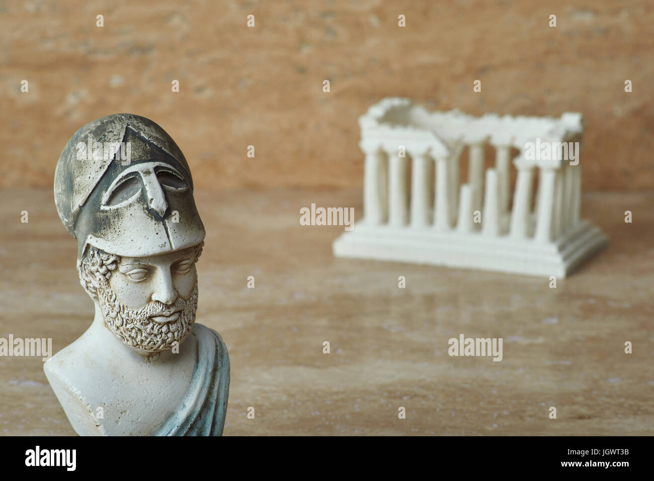 Statue of ancient Athens statesman Pericles Stock Photo - Alamy